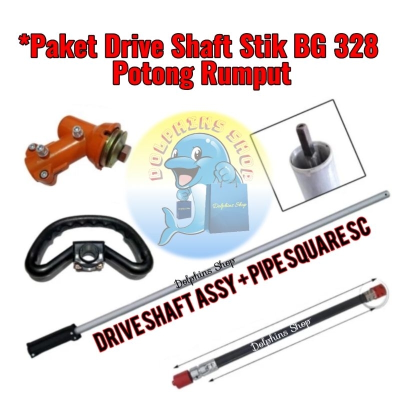 Jual STIK PIPA MESIN POTONG RUMPUT BG328 Model KOTAK / DRIVE SHAFT ASSY ...