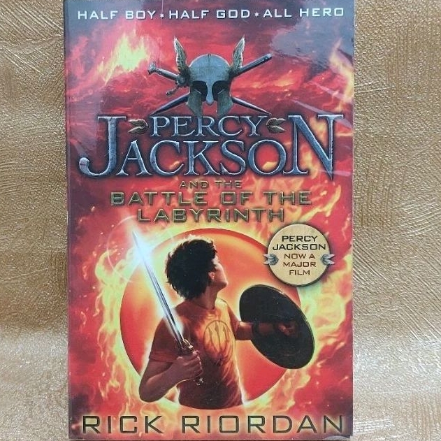 Jual Novel Percy Jackson And The Battle Of The Labyrinth (Original ...