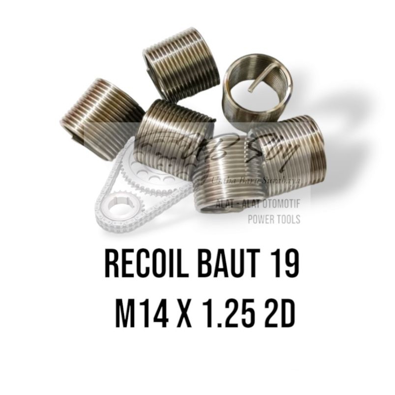 Jual Mata Recoil Baut 19 M14 x 1.25 2D | Shopee Indonesia