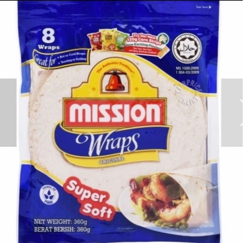 Jual Australia Original Mission Super Soft Wrap Street Tacos Authentic ...