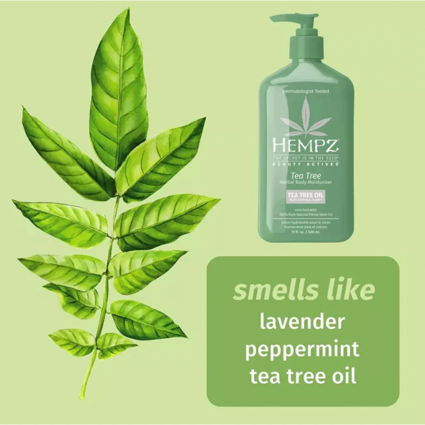 Jual Hempz Herbal Body Moisturizer : Tea Tree / Vanilla Lux with ...