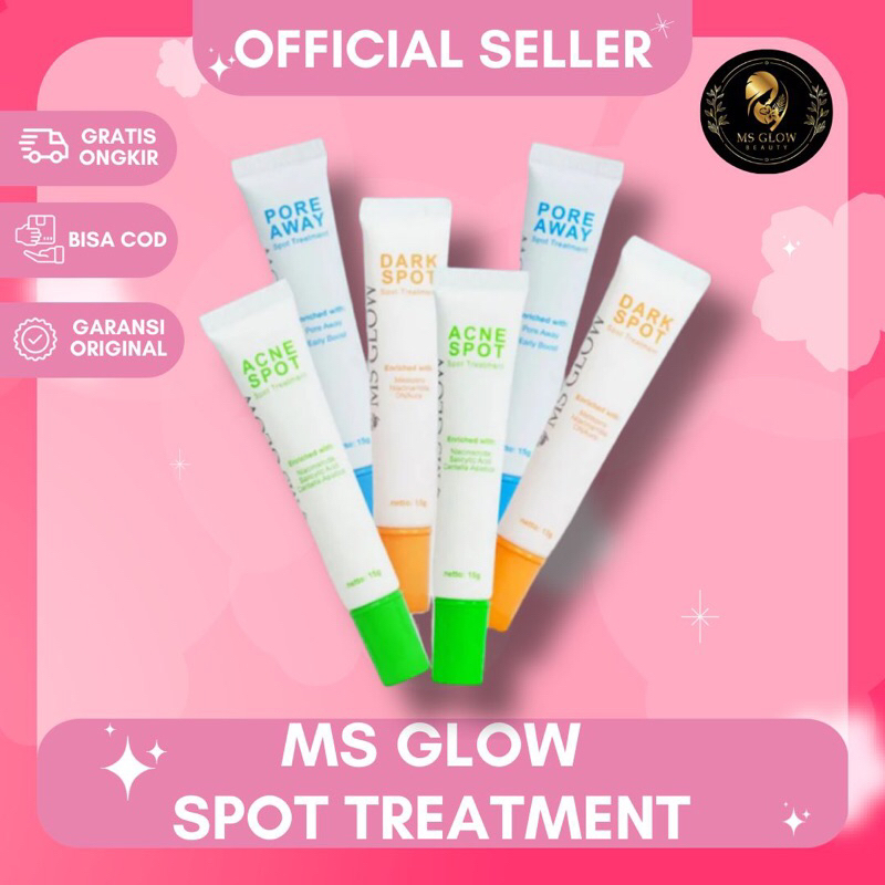 Jual MS GLOW SPOT TREATMENT / MS GLOW DARK SPOT / MS GLOW ACNE SPOT ...