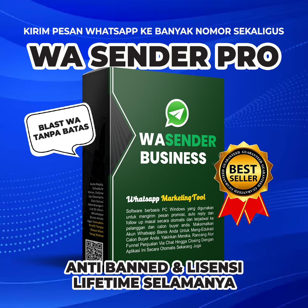 Jual WHATSAPP BLASTER | WA BLAST | WA SENDER 100% ANTI BANNED | Shopee ...
