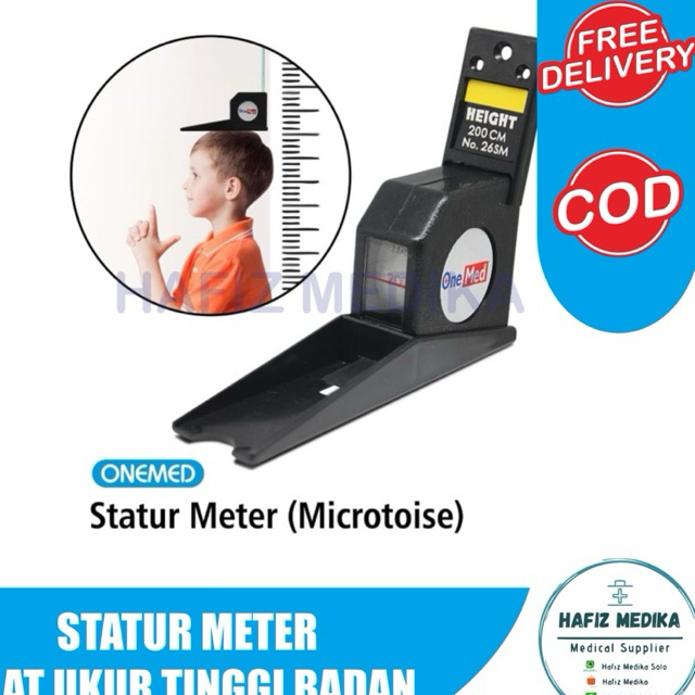 Jual Stature meter alat ukur tinggi badan onemed | Shopee Indonesia