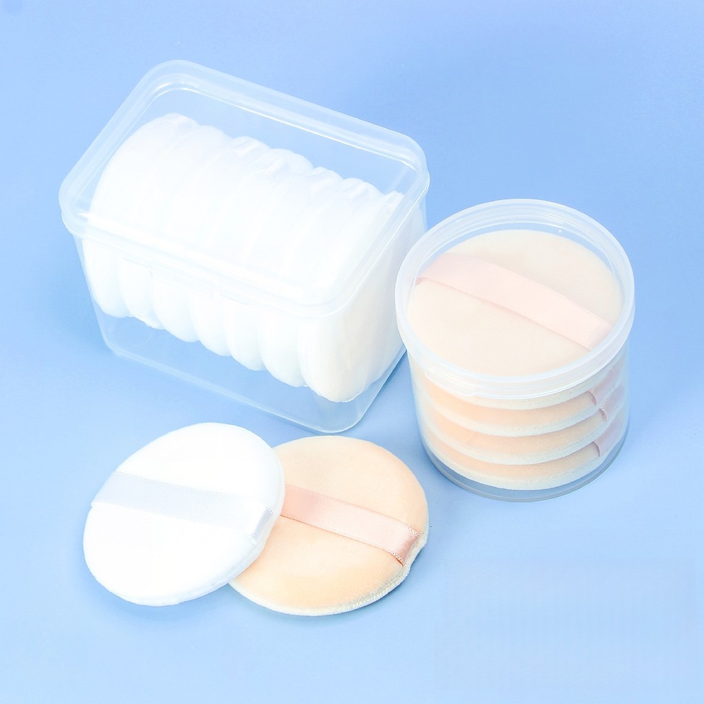 Jual Sponge Bedak Tabur isi 2, 4 dan 7 dengan Box | Shopee Indonesia