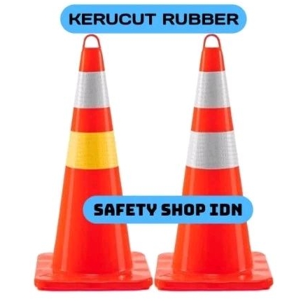 Jual Traffic cone 75 cm / kerucut safety cone | Shopee Indonesia