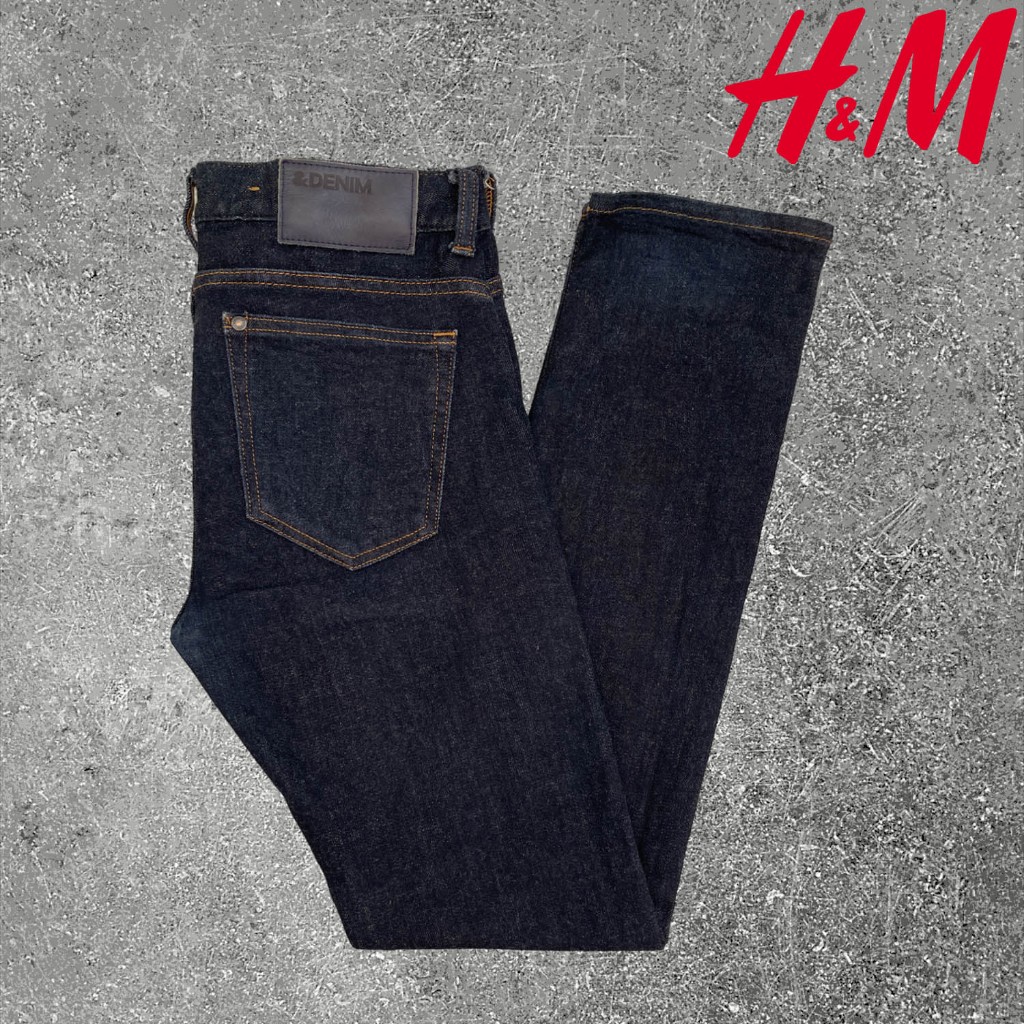 Jual HnM x C0NSCI0US & DENIM SlimFit - LikeNew Jeans Pria - Size 29 ...
