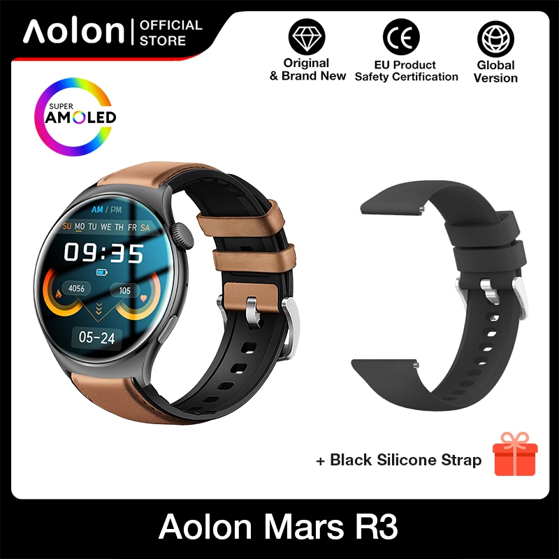 Jual Aolon Mars R3 Smartwatch Original | AMOLED Screen | Running Pace ...