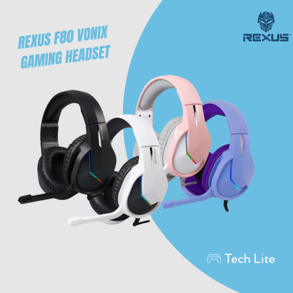 Jual Rexus F80 Vonix Gaming Headset | Shopee Indonesia