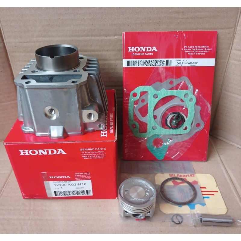 Jual Blok Cylinder Seher Set Komplit Honda Revo Fi Injeksi Blade Fi ...