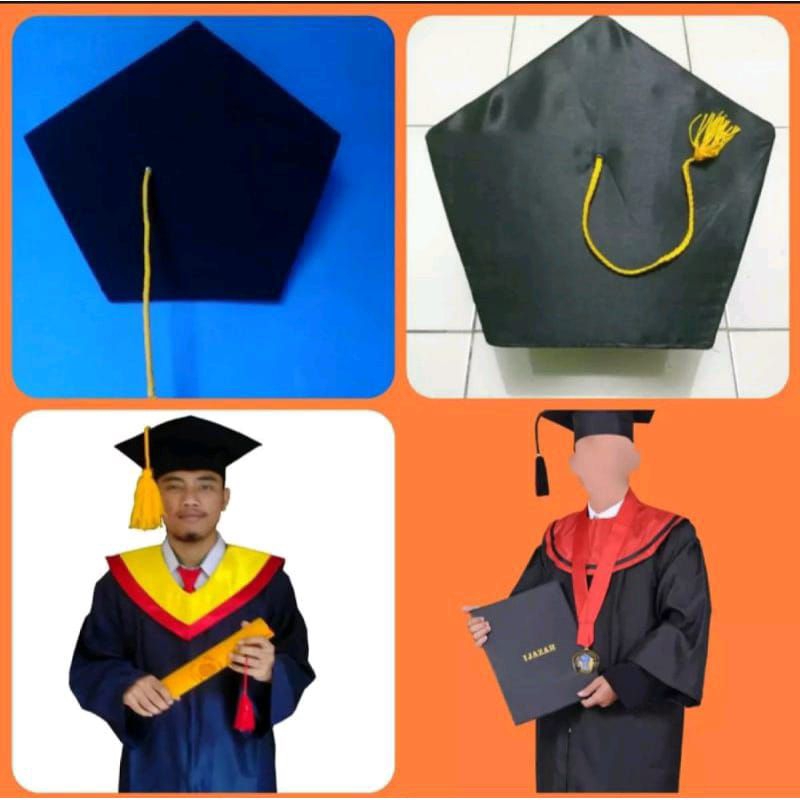 Jual Topi Wisuda Termurah / Topi toga wisuda SD-SMP-SMA-S1 | Shopee ...