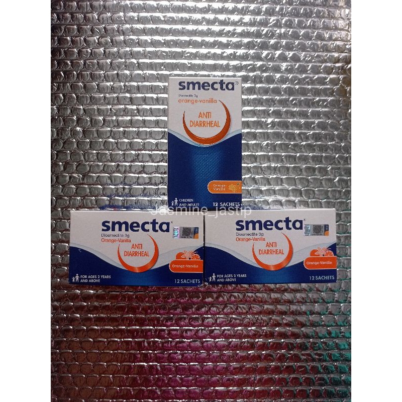 Jual Smecta Anti Diarrheal 1box 12 sachets original | Shopee Indonesia