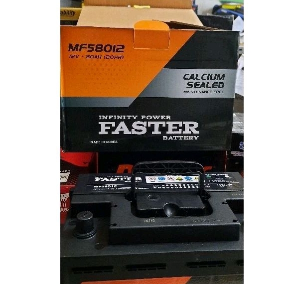 Jual AKI FASTER MF 12 VOLT 80 AMPER ERTIGA DIESEL | Shopee Indonesia