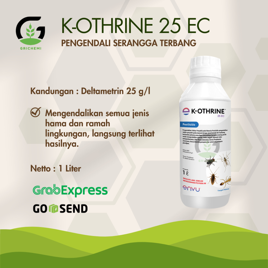 Jual K-OTHRINE 25 EC 25EC KOTHRINE 25 EC 25EC OBAT FOGGING NYAMUK ...