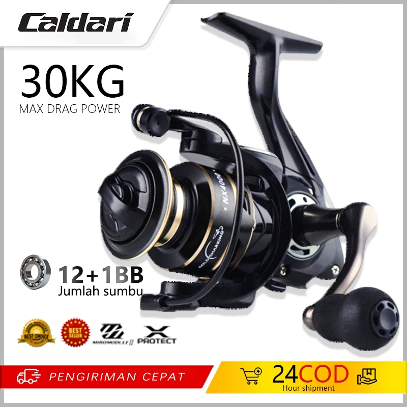 Jual Indonesia Spot reel pancing logam penuh reel spinning mesin ...