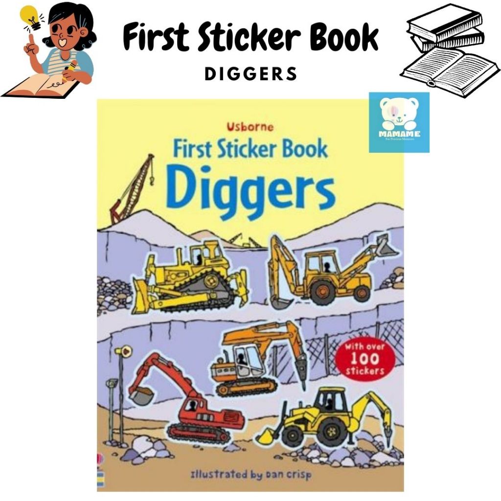 Jual [MAMAME]First Sticker Book // Buku Stiker Dan Bacaan Anak-anak ...