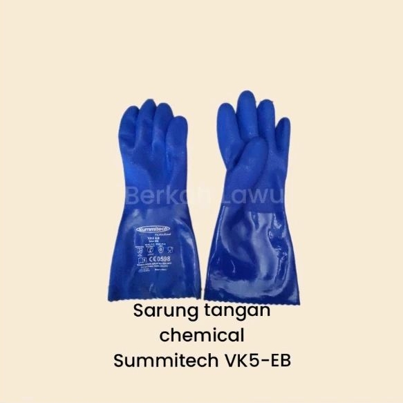 Jual SUMMITECH chemical resistant gloves Supported vk5 eb Sarung tangan ...