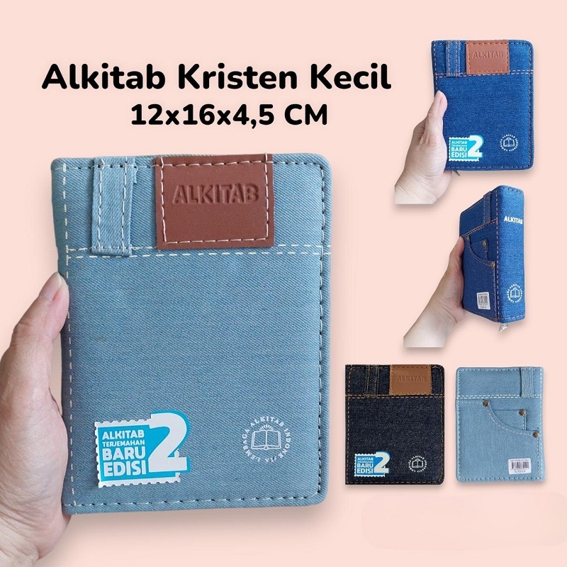 Jual Alkitab Kristen Kecil Sampul TB2 034 Jeans Pocket Terjemahan Baru ...