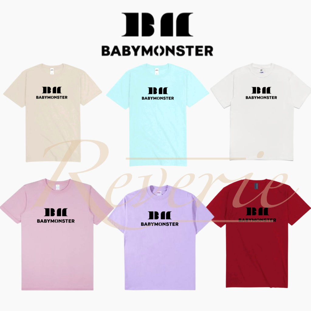 Jual TSHIRT KAOS BM BABY MONSTER LOGO BAJU KPOP IDOL BABYMONSTER SHEESH ...