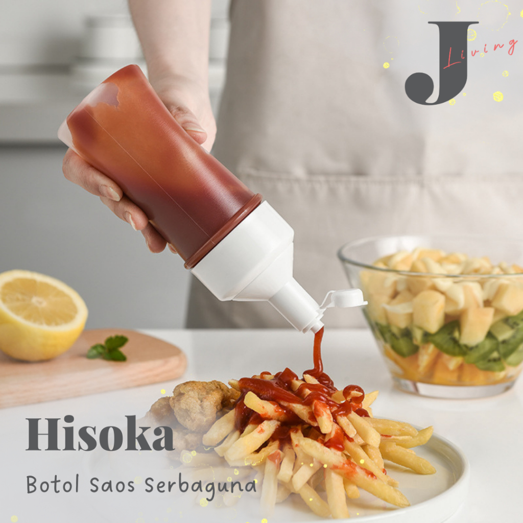 Jual |J LIVING|HISOKA Botol Kecap Estetis Dispenser Mayonaise Praktis ...