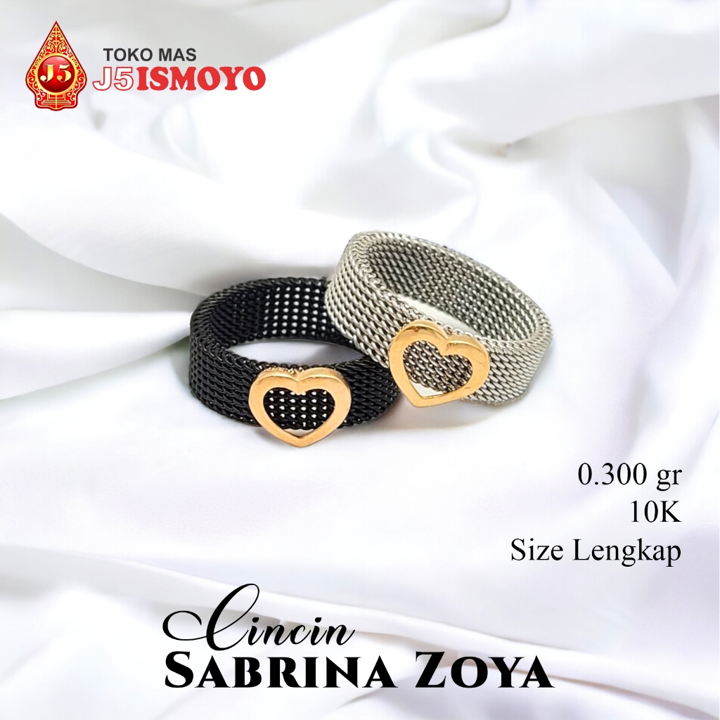 Jual Cincin Emas Sabrina Zoya J5 Ismoyo | Shopee Indonesia