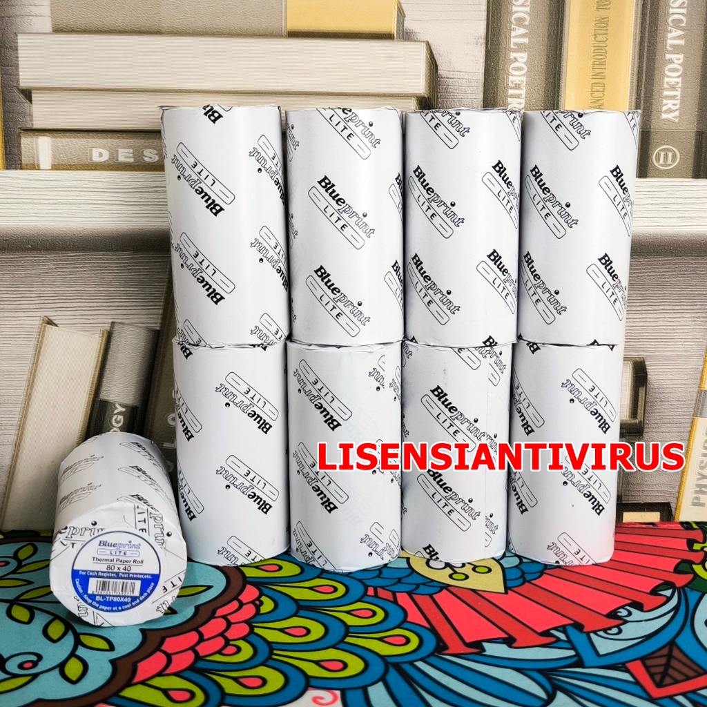 Jual Kertas Thermal 80mm Kertas Resi Struk kasir POS & Resi BLUEPRINT ...