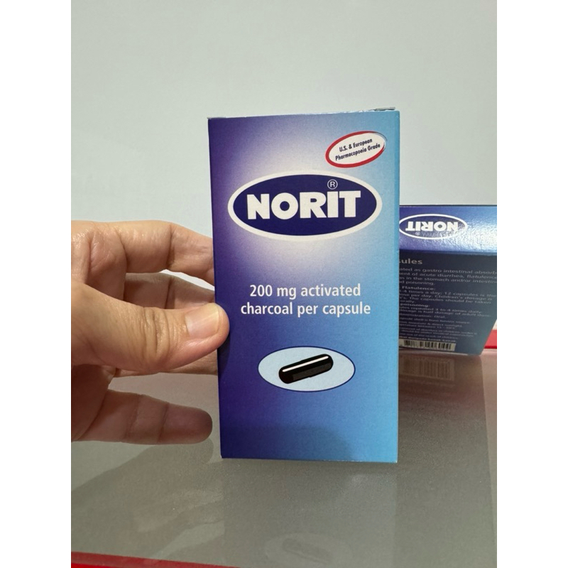 Jual Norit capsule Norit kapsul Norit 200mg isi 30 caps original ...