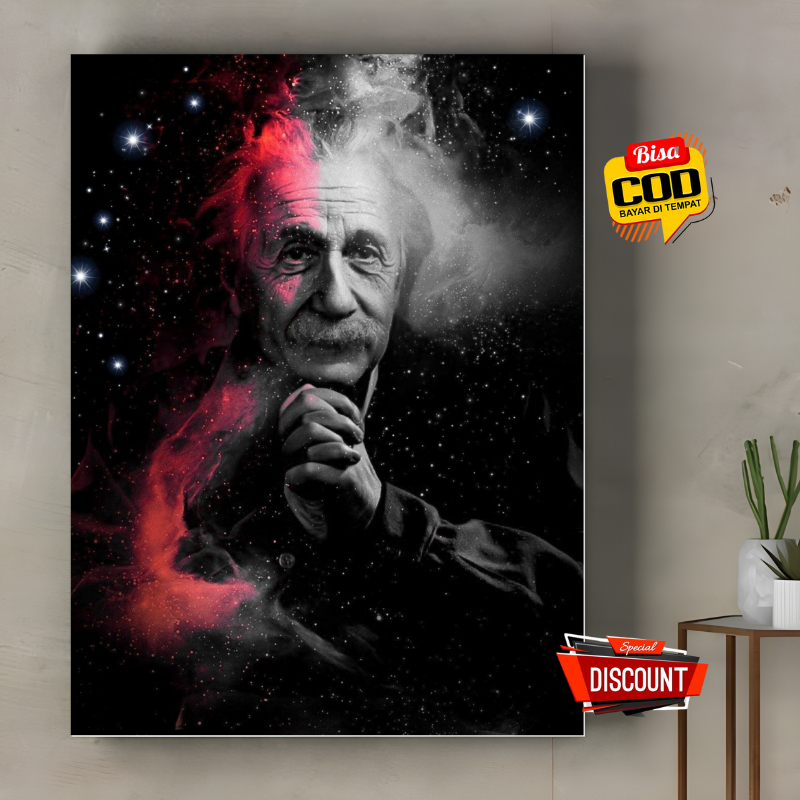 Jual Poster Albert Einstein Hiasan Dinding Aesthetic Dari Bahan MDF Gb1 | Shopee Indonesia