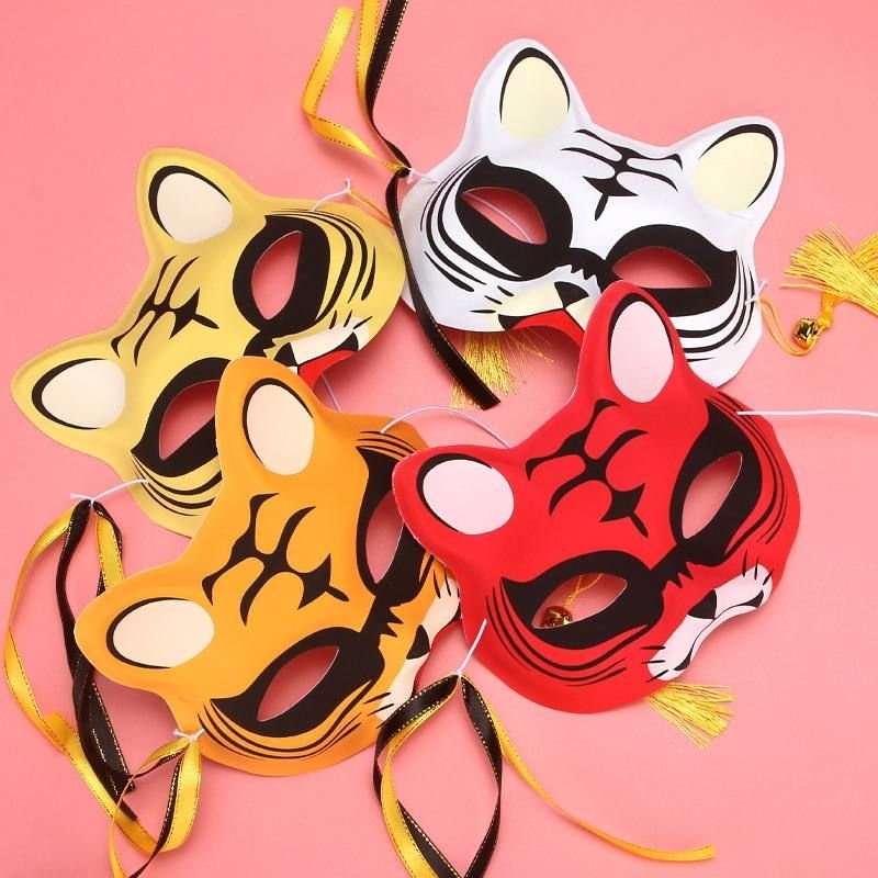 Jual Topeng Anime Jepang Cosplay Tiger japanese fox mask Rubah Uniform ...