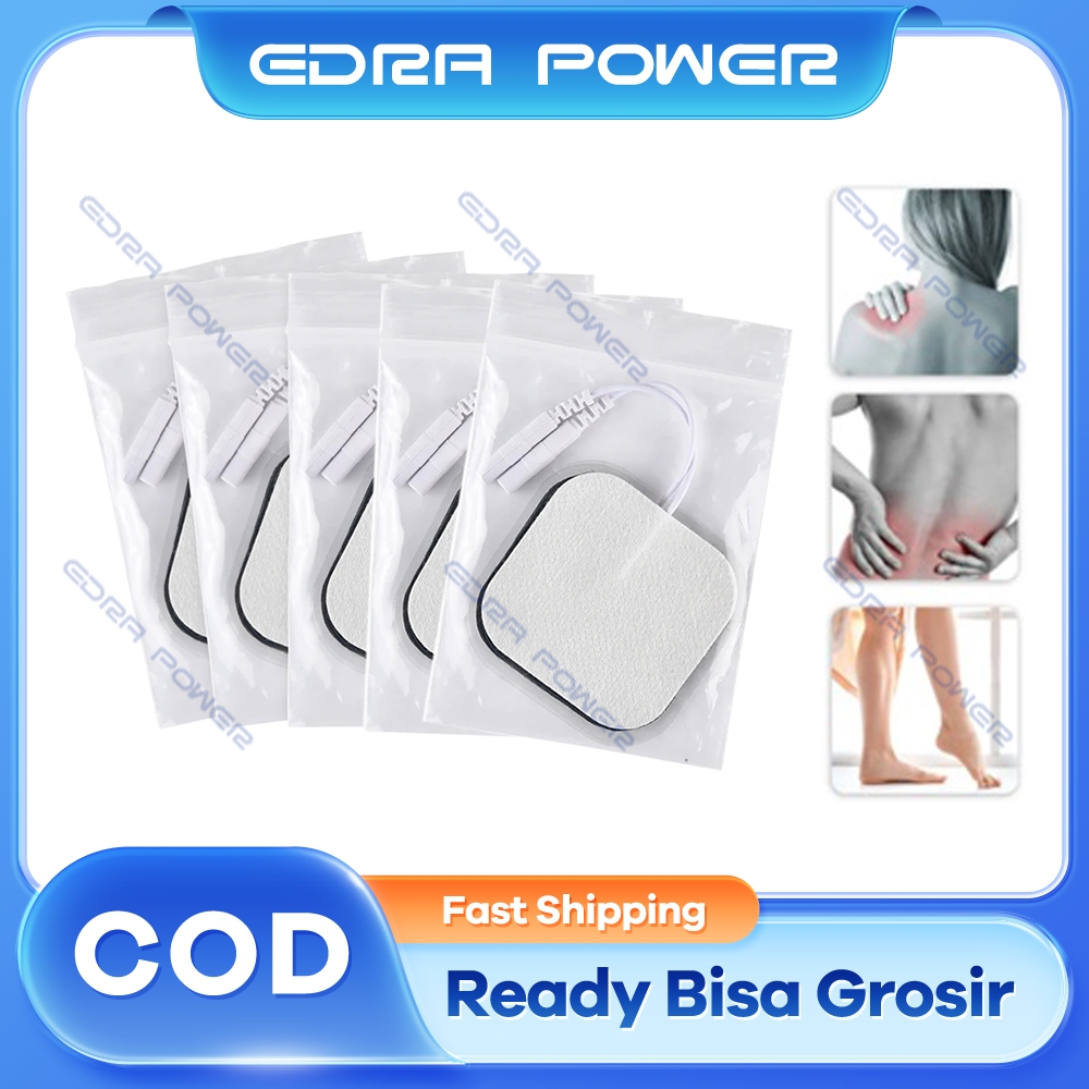 Jual Elektroda Bantalan 4*4cm Pad Electrode 10Pasang/5Pasang Pad ...