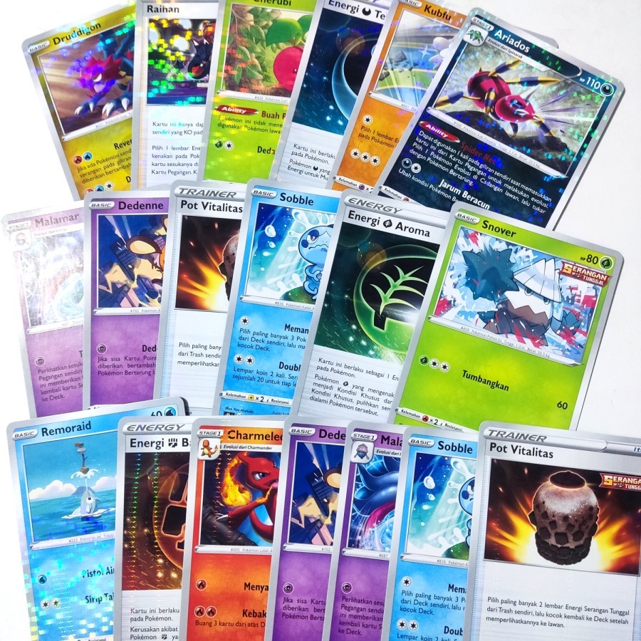 Jual Kartu Pokemon Indonesia Bulk Random Brick / Fireworks / Reverse Holo Foil TCG Card (1 PCS ...