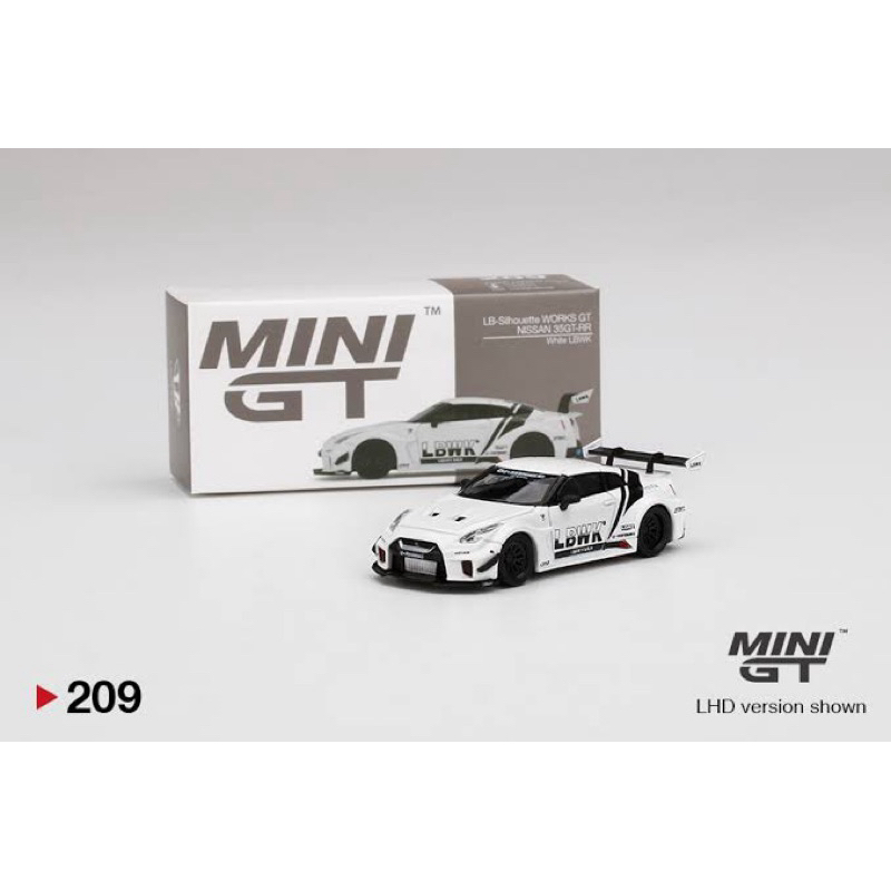 Jual Mini GT 209 R35 White LBWK | Shopee Indonesia
