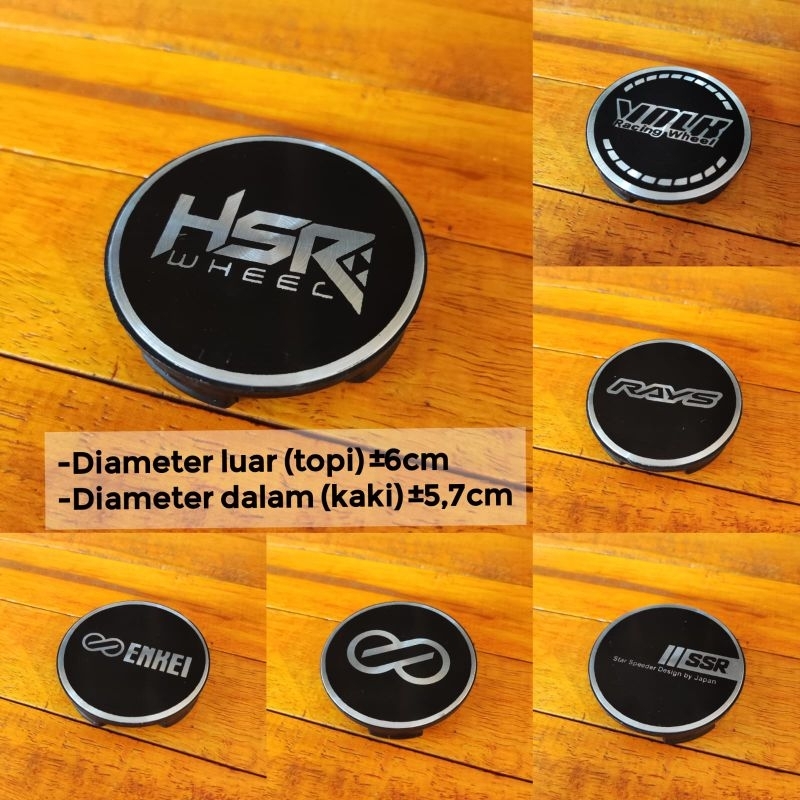 Jual DOP VELG MOBIL TUTUP VELG AS RODA VARIASI DATAR DIAMETER LUAR 6CM ...