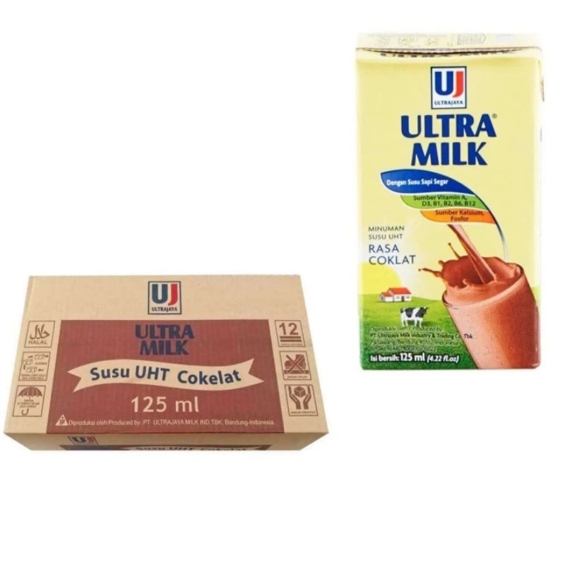 Jual Ultra Milk Mini 125ml 1 dus isi 40pcs murah | Shopee Indonesia