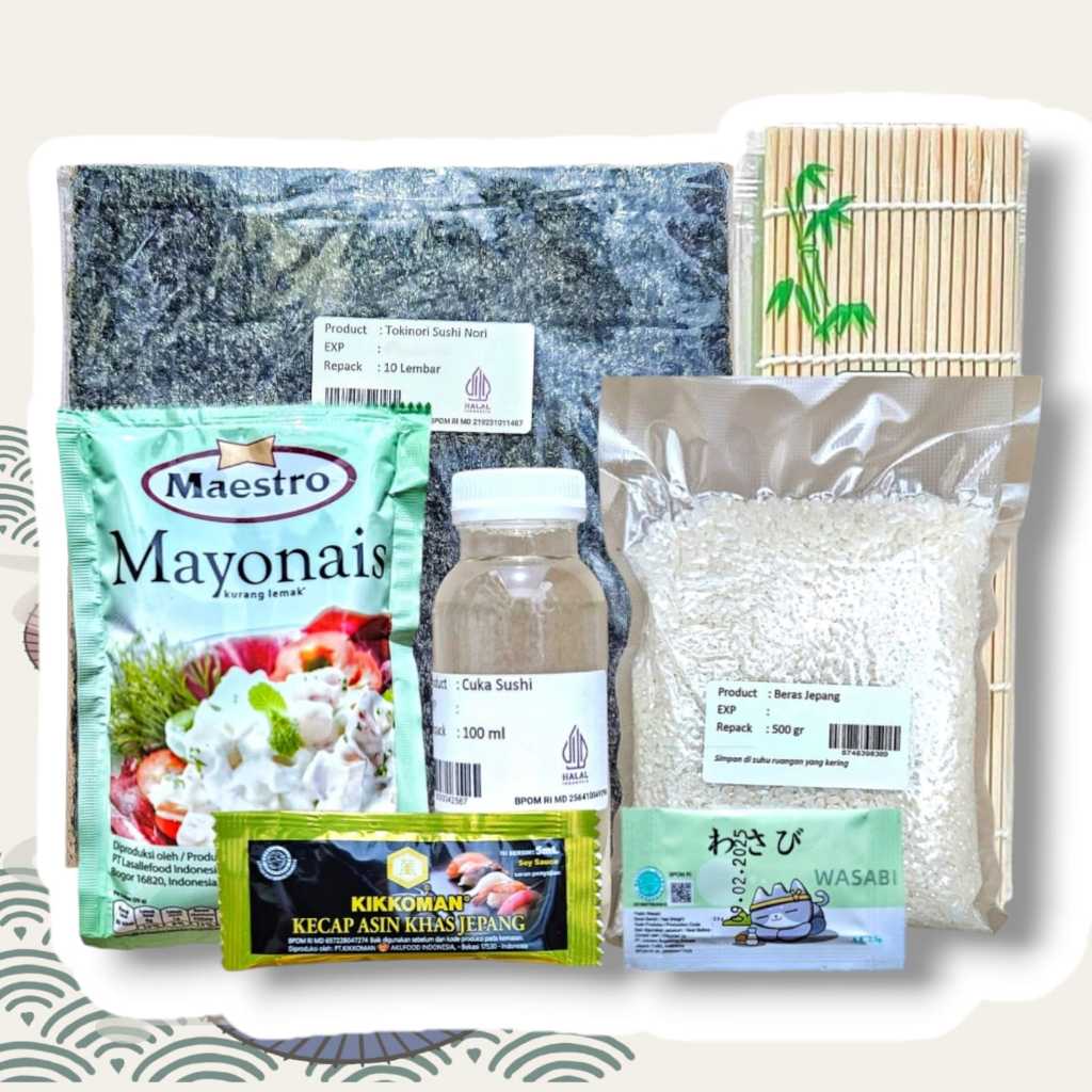 Jual Paket Bahan Sushi Lengkap Murah dan Praktis Halal | Shopee Indonesia