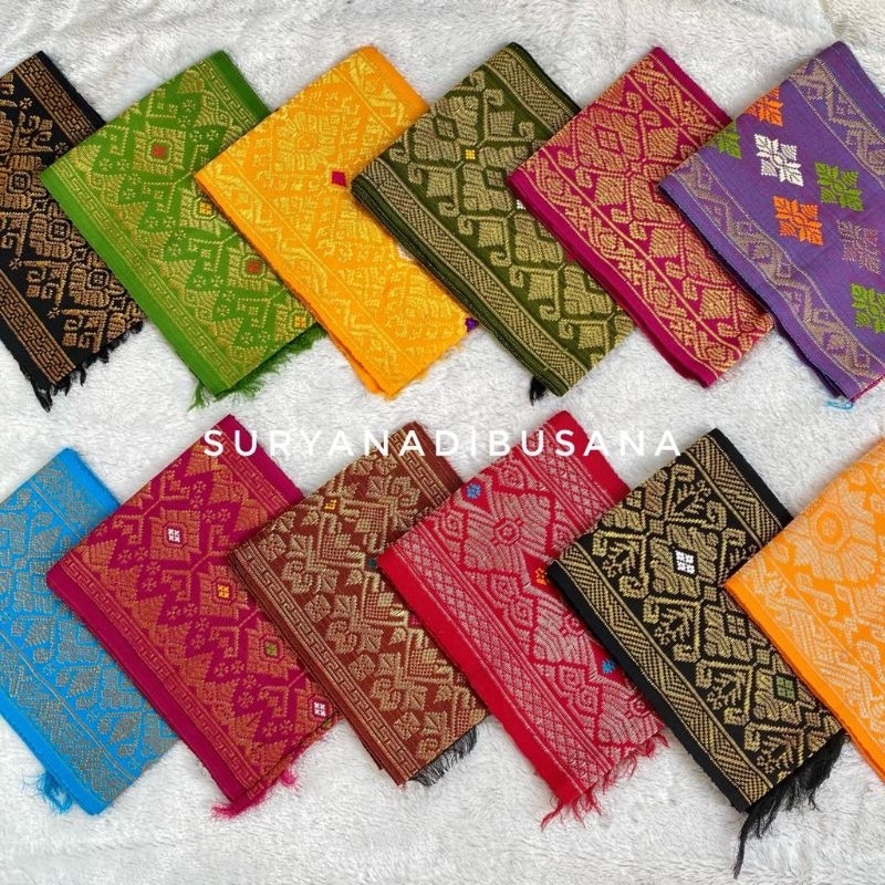 Jual Selendang bali songket | Selendang obi tenun asli | Shopee Indonesia