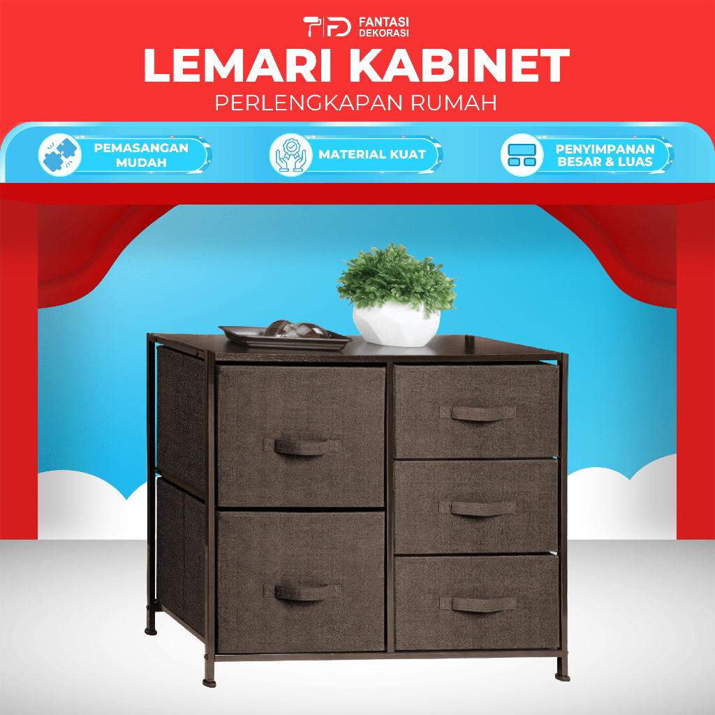 Jual Lemari Linen Minimalis Premium GZ-7 Lemari Linen Portable 2 susun ...