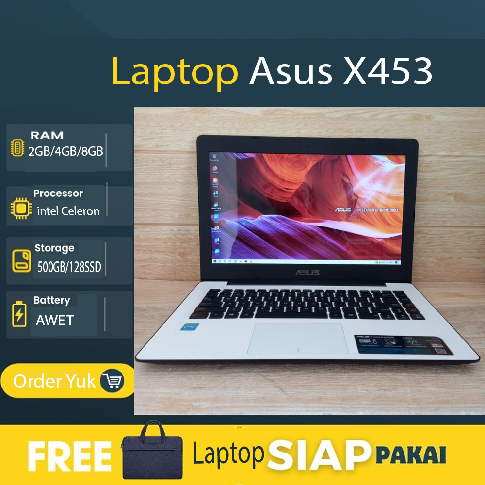 Jual Laptop Asus X453 SLIM RINGAN WINDOW10 | Shopee Indonesia