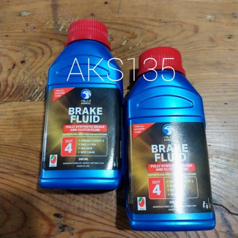 Jual Adnoc Brake Fluid DOT4 250ML | Shopee Indonesia