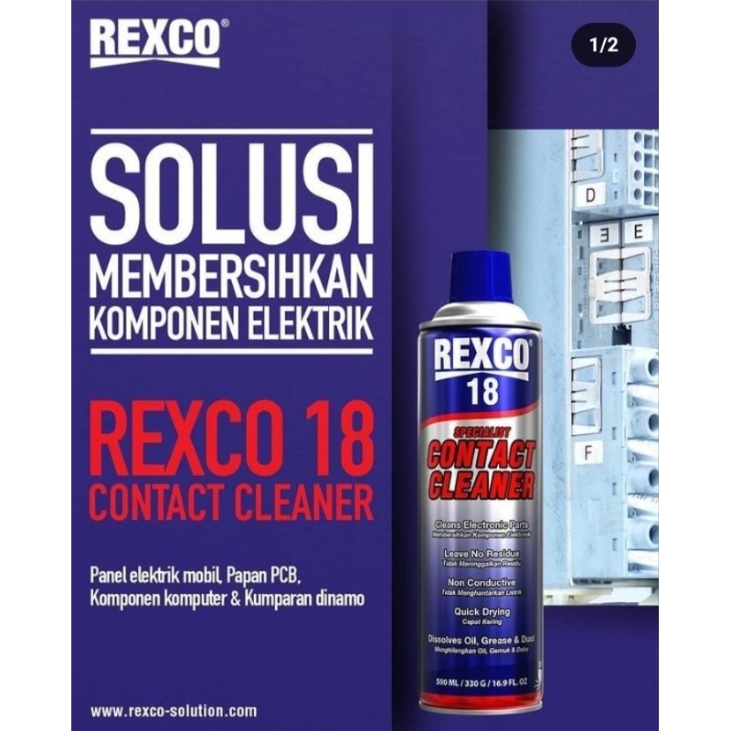 Jual Rexco 18 contact cleaner ukuran 500ml | Shopee Indonesia