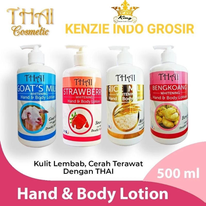 Jual (KING) - THAI Hand and Body Lotion Goats Milk 500ml - SUSU KAMBING ...