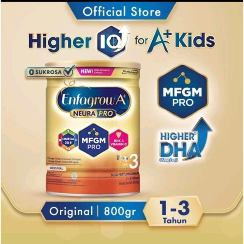 Jual Enfagrow A+ 3 Usia 1-3 Tahun Original 800gr | Shopee Indonesia