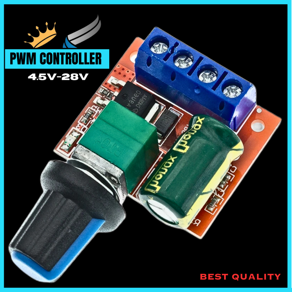 Jual Dimmer PWM Motor Speed Controller Mini DC-DC 4.5-28V | Shopee ...