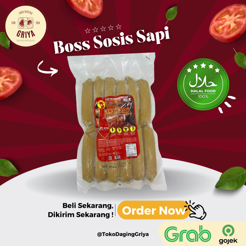 Jual BOSS SOSIS SAPI BAKAR | Shopee Indonesia