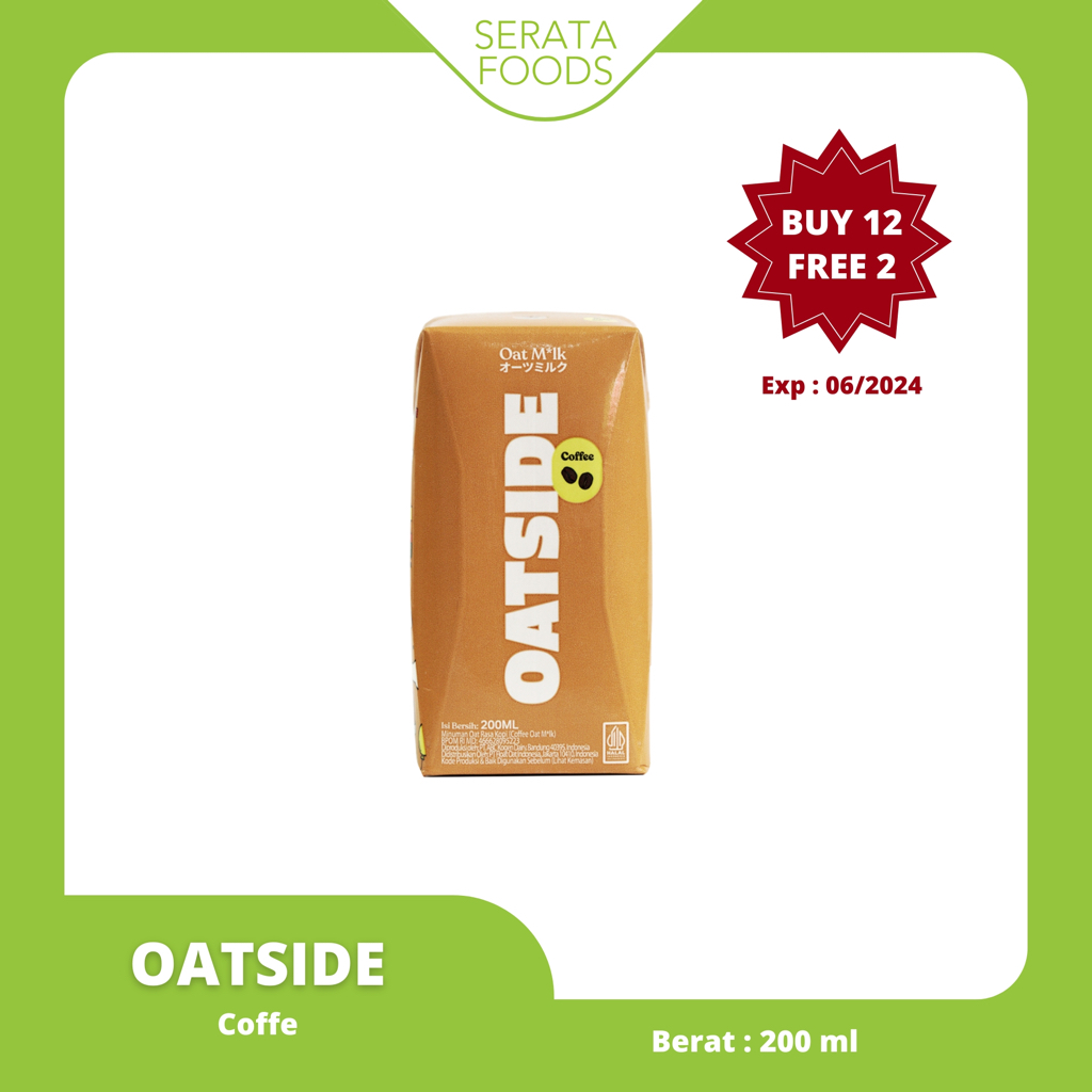 Jual Oatside Oat Milk Mini 200 ml Straw Sedotan - Coffee | Shopee Indonesia