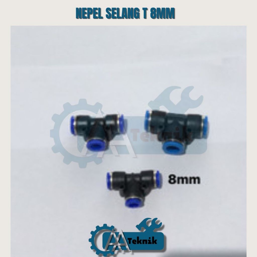 Jual Nepel Selang PU Pneumatic T 8mm | Shopee Indonesia