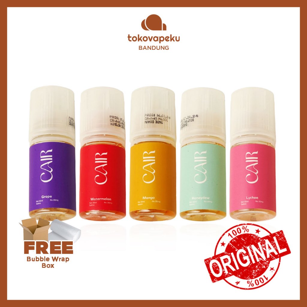 Jual CAIR SALTNIC SERIES 30MG CAIR SALT SERIES 30ML ORIGINAL by CAIR ...