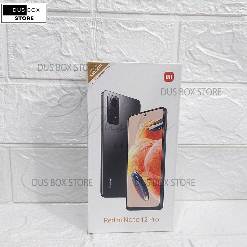 Jual DUS BOX REDMI NOTE 12 PRO -FREE STICKER DAN FULLSET- BOX REDMI ...