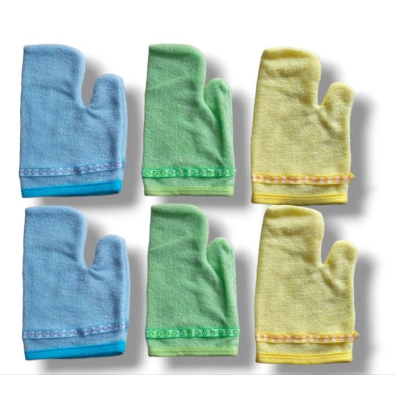 Jual Washlap Bayi Baru Lahir Handuk Doble Bentuk Jari Waslap Jari Kotak ...