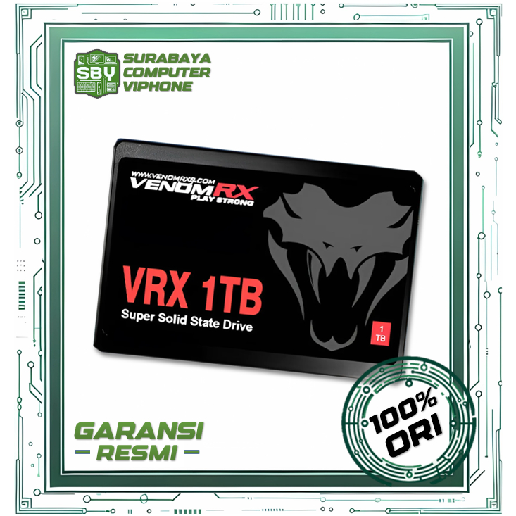 Jual SSD SATA Venom RX (VRX) 2.5" SATA III | Performa Kilat | Kapasitas ...